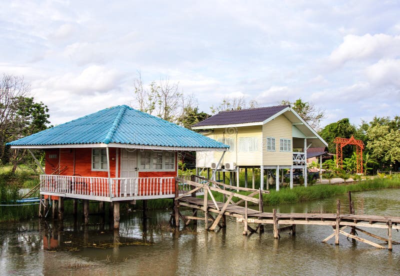 Colorful wooden house stock photo. Image of beauty, park - 25720802