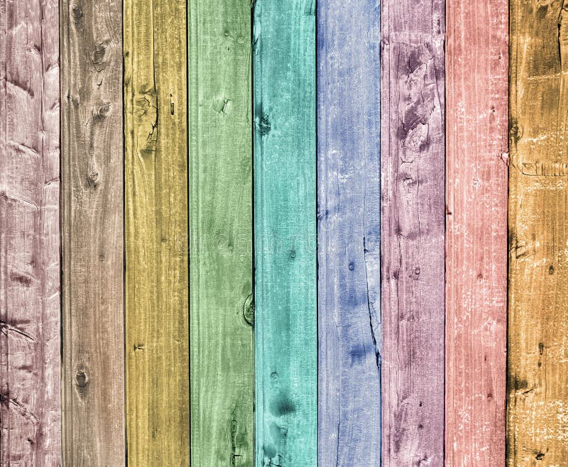 Colorful Wooden Plank Background Stock Photo - Image of textured ...