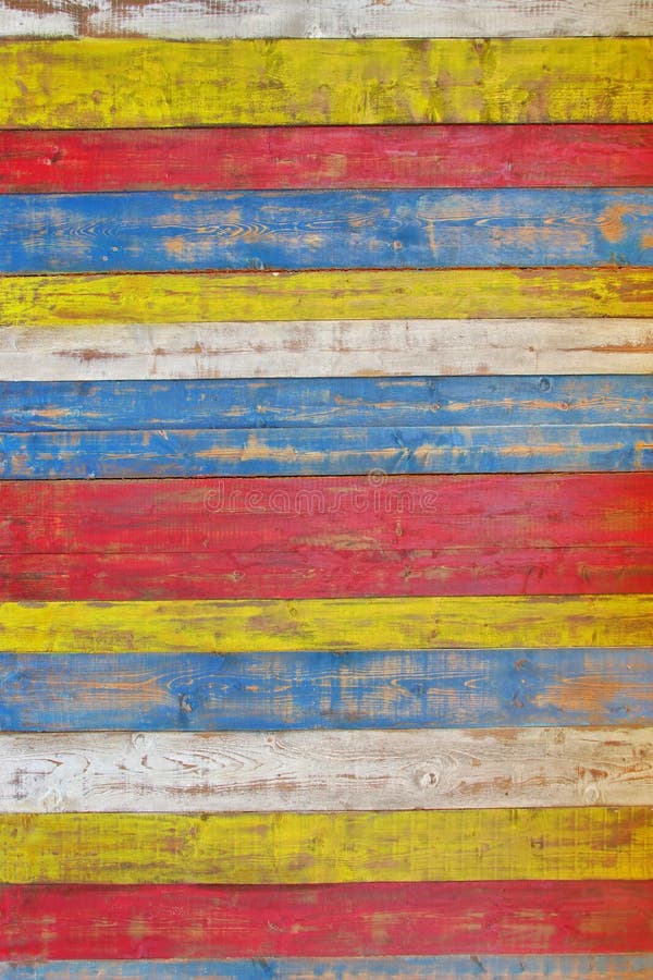 Colorful Wooden Plank Panel Stock Image - Image of abstract, background ...