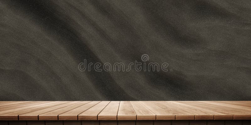 Colorful Wooden Platform Background: Brick Wall. Stock Illustration ...