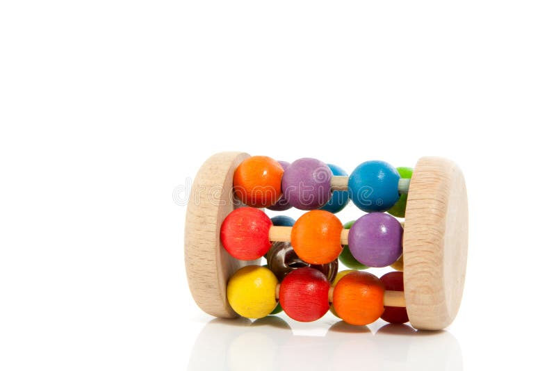 Baby rattle stock photo. Image of rattle, colorful, isolated - 10219590