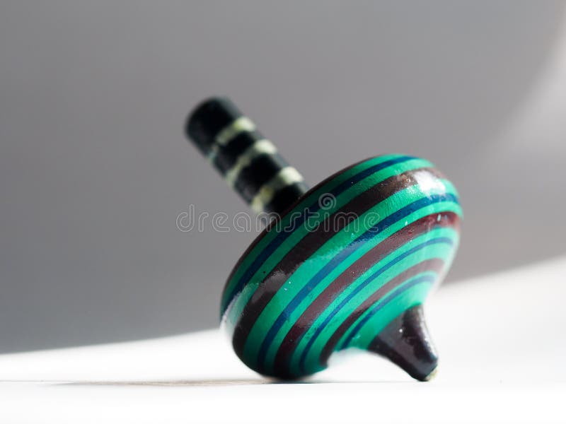Spinning top stock photo. Image of pinning, wooden, spinning - 344564368