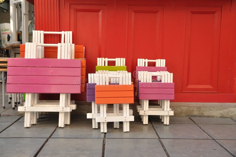 Whimsical wooden bench stock photo. Image of handmade - 16200174