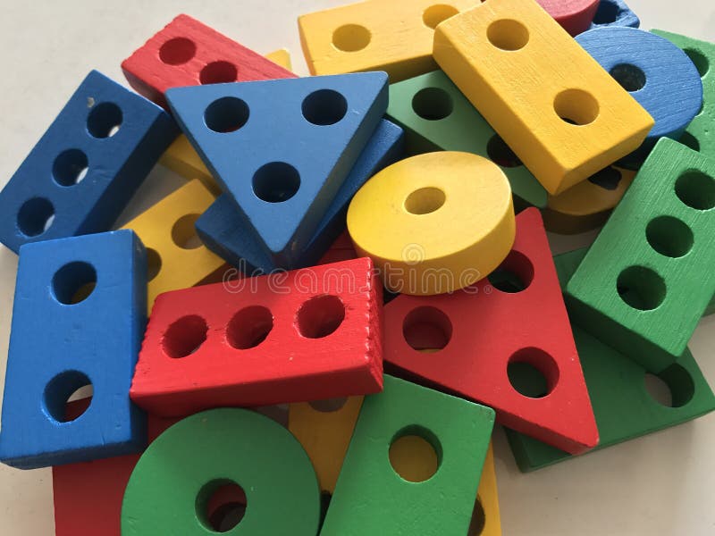 Colorful wooden toy stock photo. Image of green, childhood - 84104442