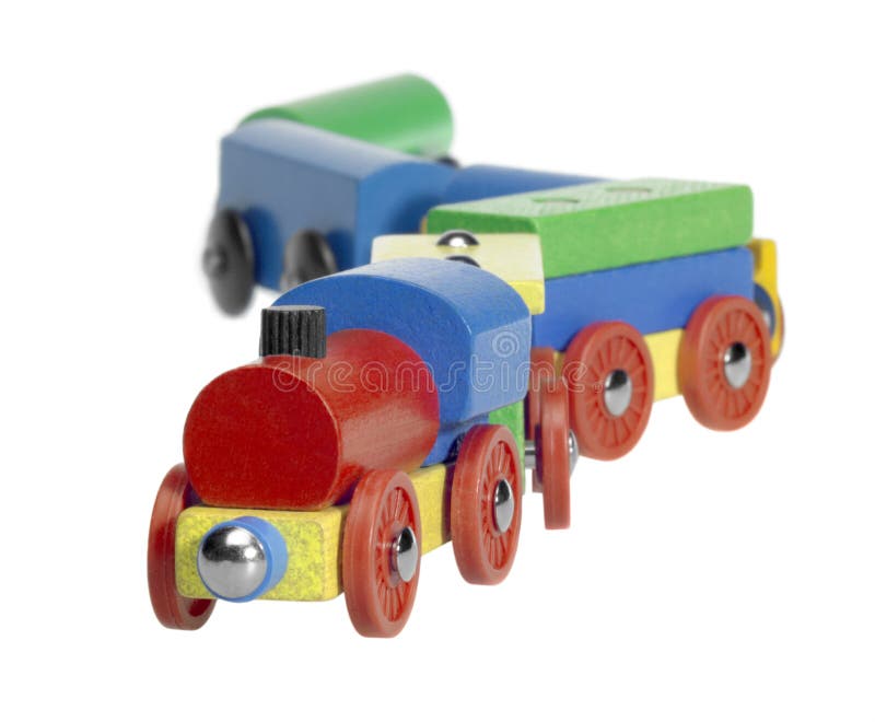 Colorful wooden toy train stock photo. Image of sparse - 22686252