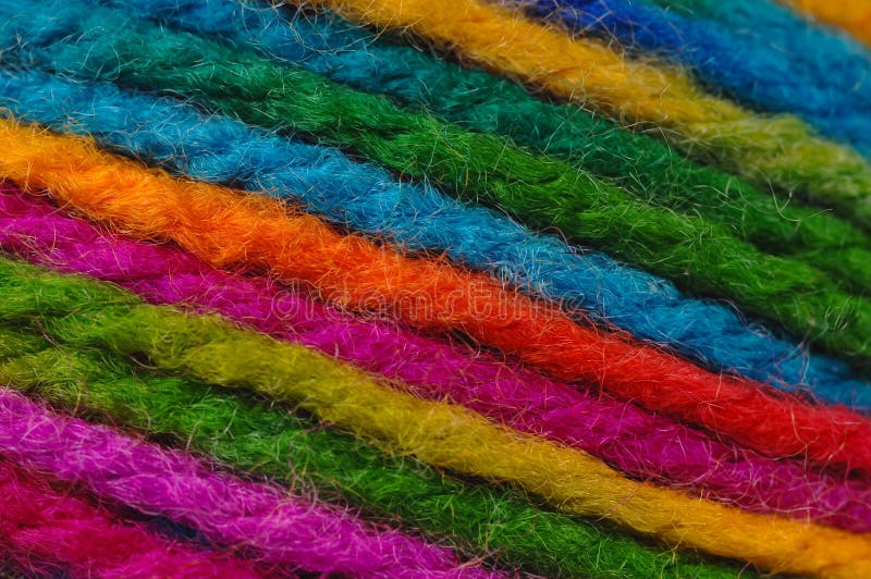 Colorful wool yarn stock image. Image of fluffy, close - 157159967