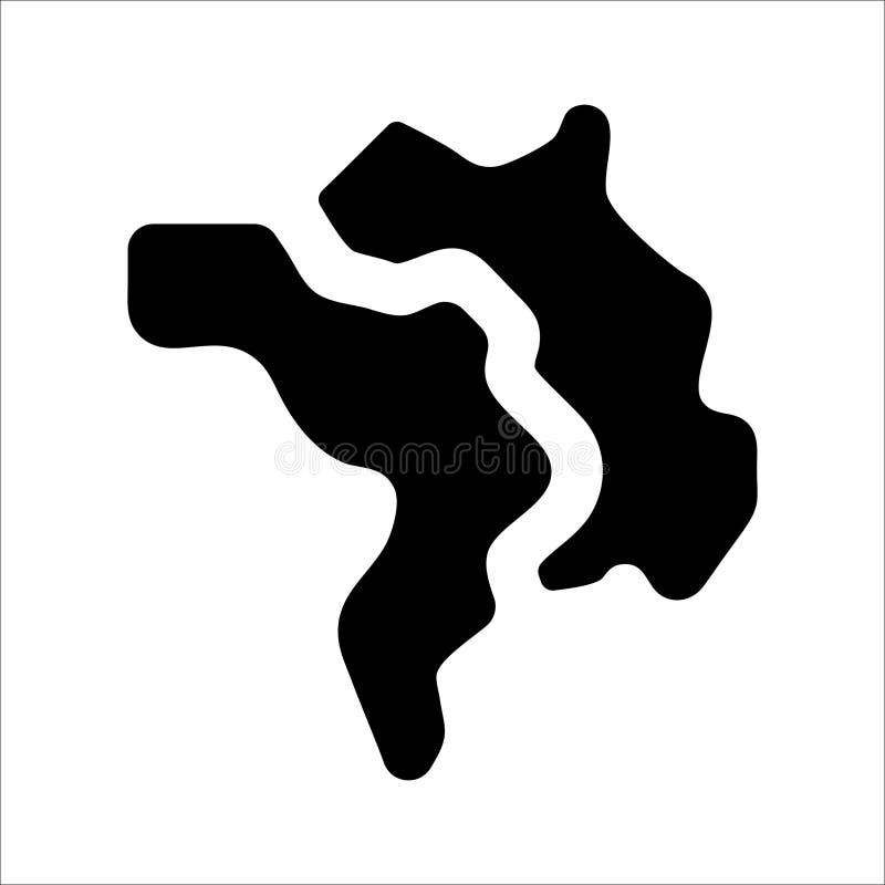 Colorful World Map with Countries and Borders Stock Vector ...