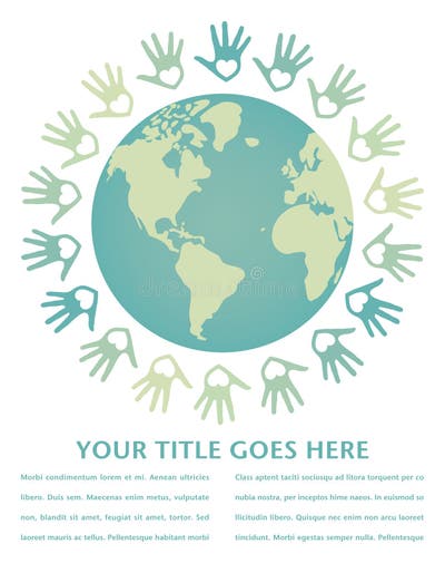 Colorful World Peace and Unity Design. Stock Vector - Illustration of ...