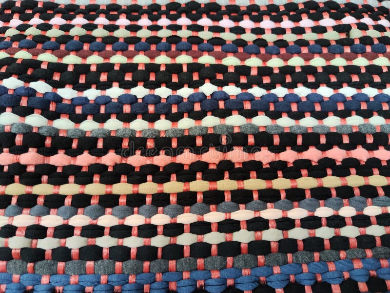 Colorful Woven Fabric Background with Textured Patterns Ideal for ...