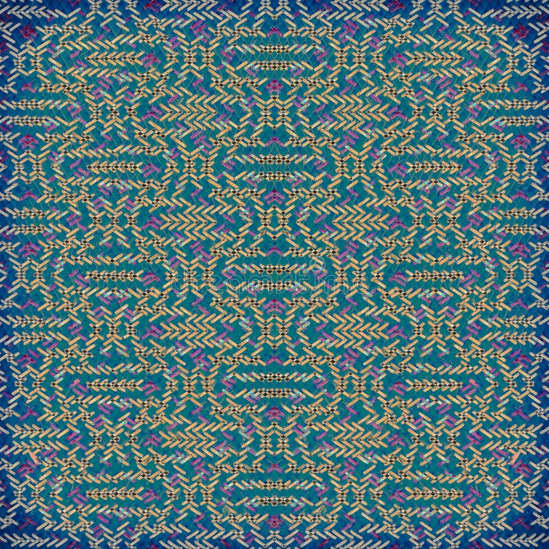 Colorful of Woven Plastic Mat,red and Blue Stock Photo - Image of ...