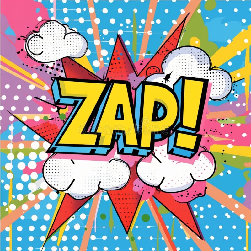 Colorful WOW! in Speech Bubble Comic Book Style Stock Vector ...