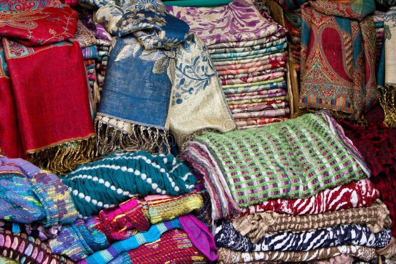 Colorful wraps stock photo. Image of shawls, weave, textile - 22950988