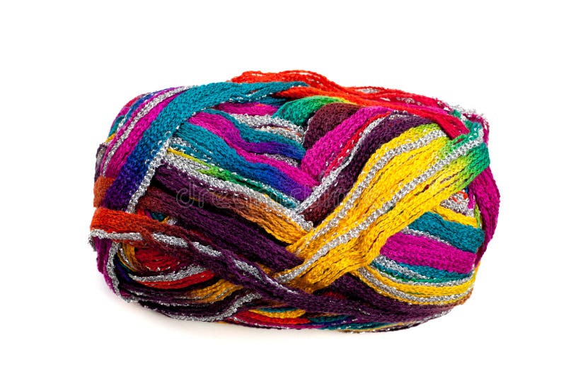 Colorful yarn stock photo. Image of skein, cotton, close - 51942040