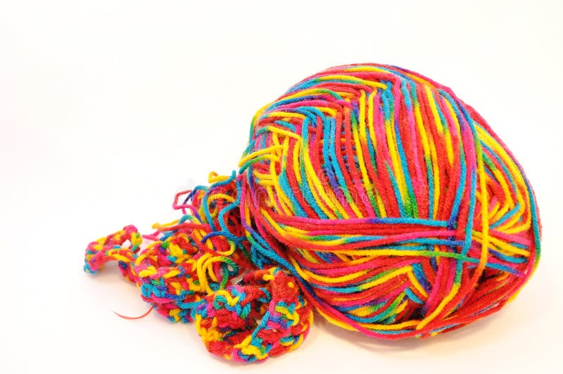 Colorful yarn stock image. Image of craft, cotton, object - 37944145