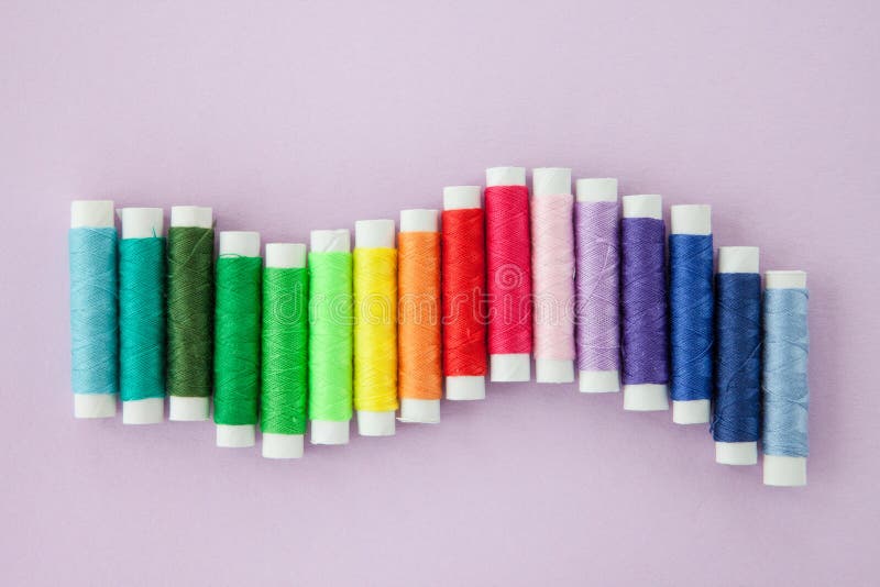 Sewing yarn with pins stock image. Image of sewing, vertical - 76838787