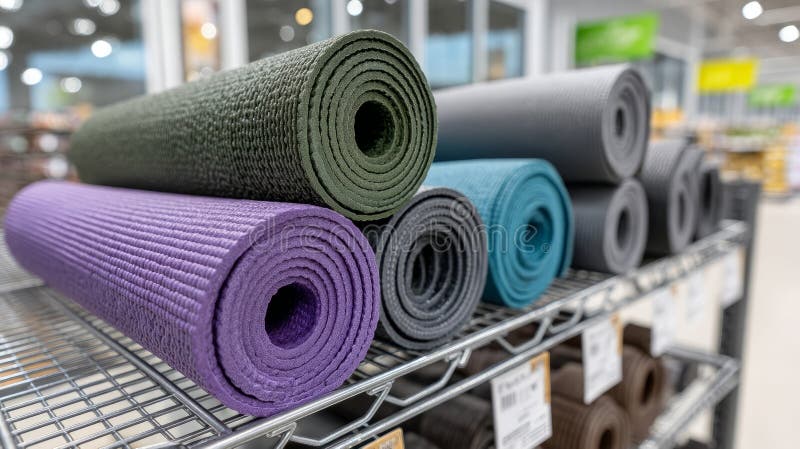 Colorful Yoga Mats Display Retail Store Stock Photos - Free & Royalty ...