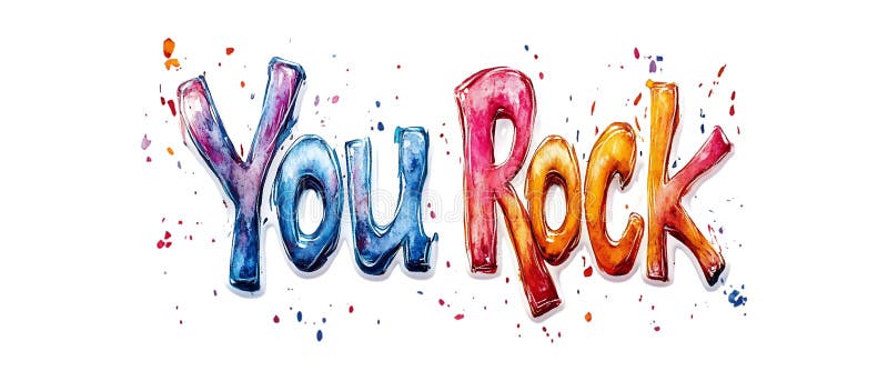 ROCK Text Written on Red-black Rectangle Stamp Stock Illustration ...