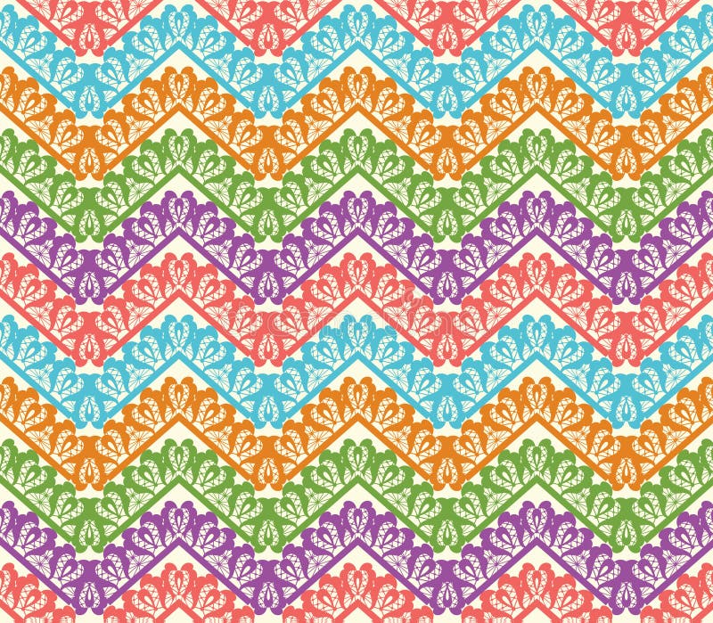 Colorful Zigzag Seamless Pattern. Chevron Vector Background Stock ... Colorful Zigzag Seamless Pattern. Chevron Vector Background Stock ...