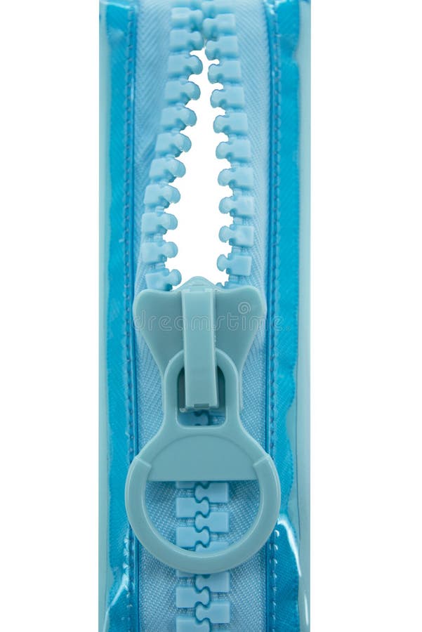 Colorful Zipper Plastic Fabric Macro for Cloth Industry Stock Image ...