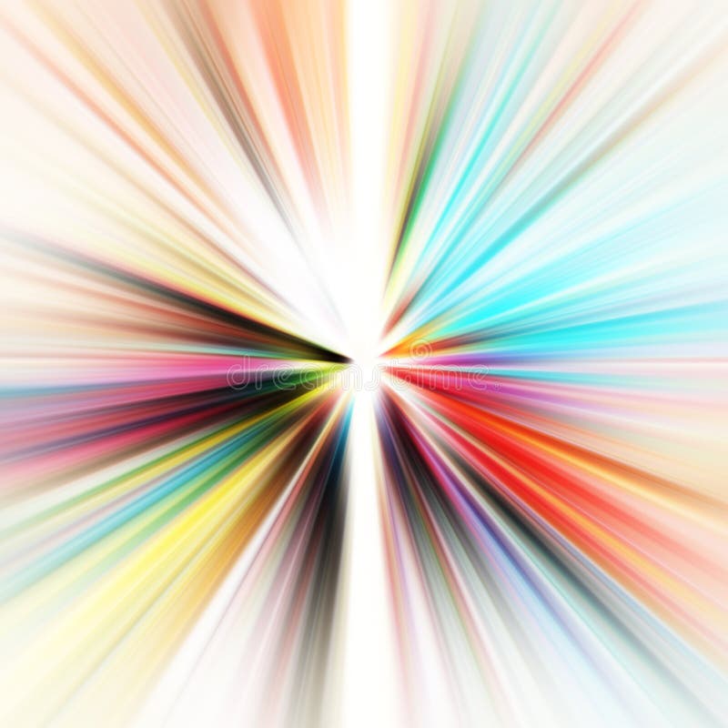 Colorful Zoom Motion Effect. Abstract Background. Color Lines. Colored ...
