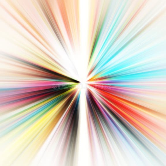 Colorful Zoom Motion Effect. Abstract Background. Color Lines. Colored ...