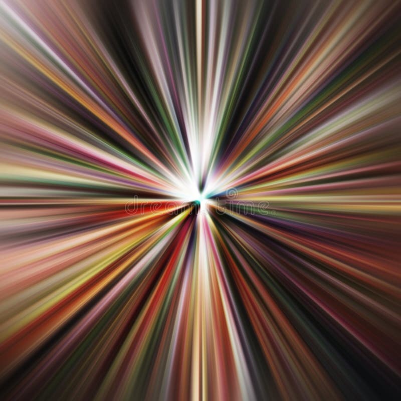 Colorful Zoom Motion Effect. Abstract Background. Color Lines. Colored ...