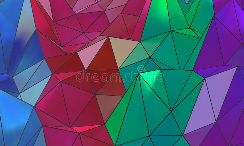 Colorfull Abstract Wireframe Background Stock Illustration ...
