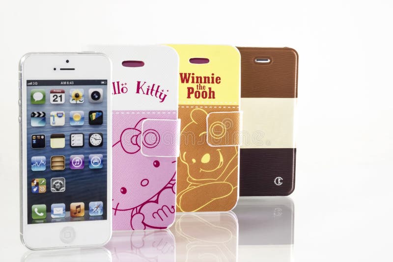 Colorfull Cell Phone Covers and Mobile Phone Editorial Photography ...