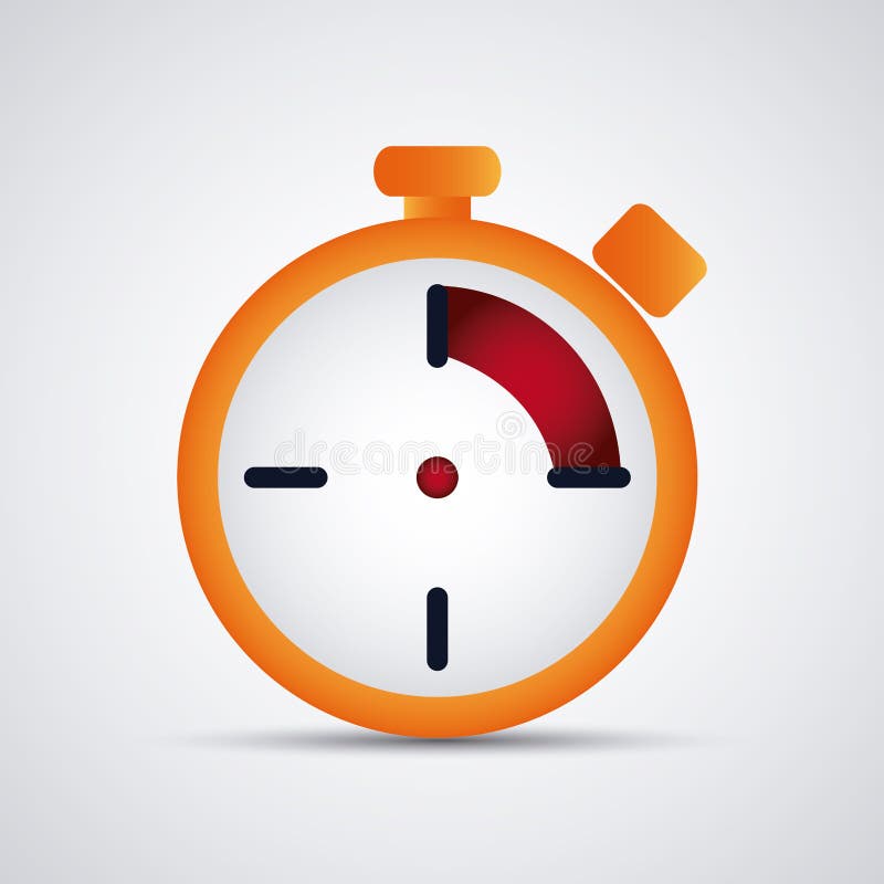 Colorfull Chronometer Icon. Time Design. Vector Graphic Stock ...