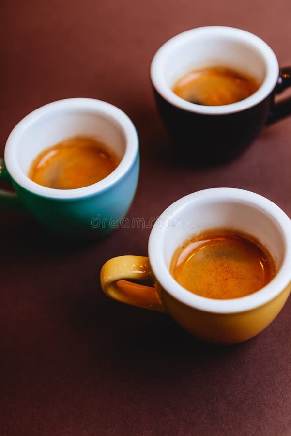 Colorfull cups stock image. Image of depth, purple, food - 9710313