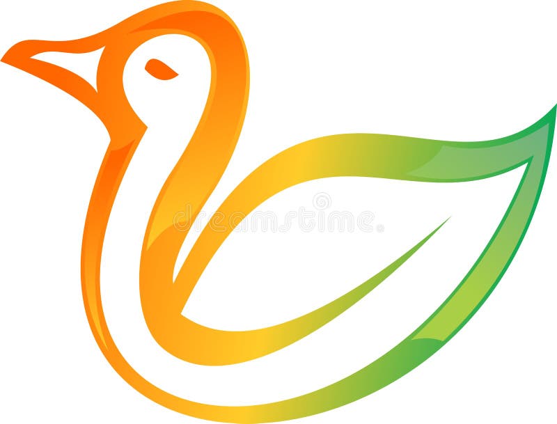 Colorfull Di Riserva Dell'anatra Di Logo Illustrazione Vettoriale ...