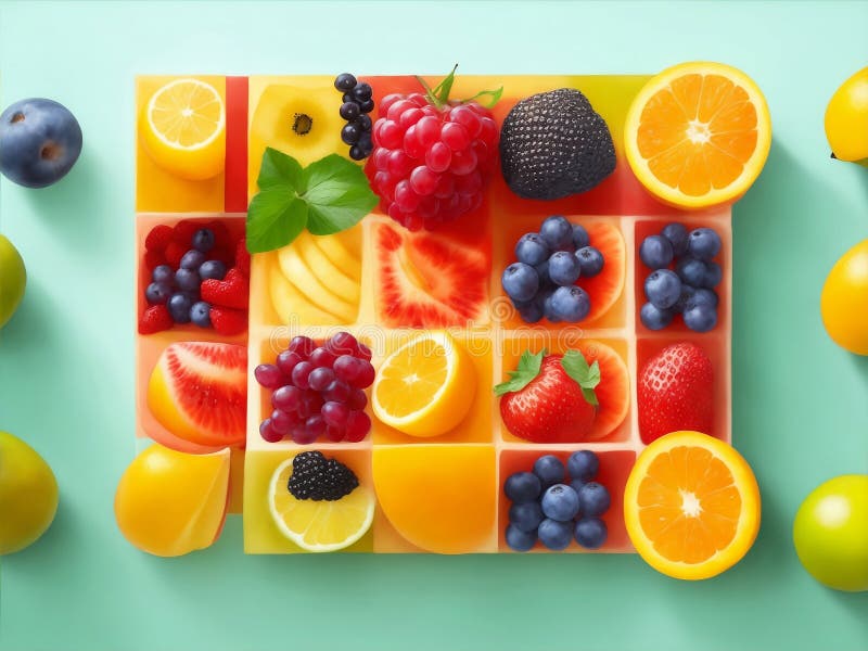 Square Fruits Slices Stock Illustrations – 104 Square Fruits Slices ...