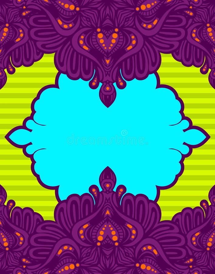 Colorfull Lace Label Background Stock Vector - Illustration of candy ...