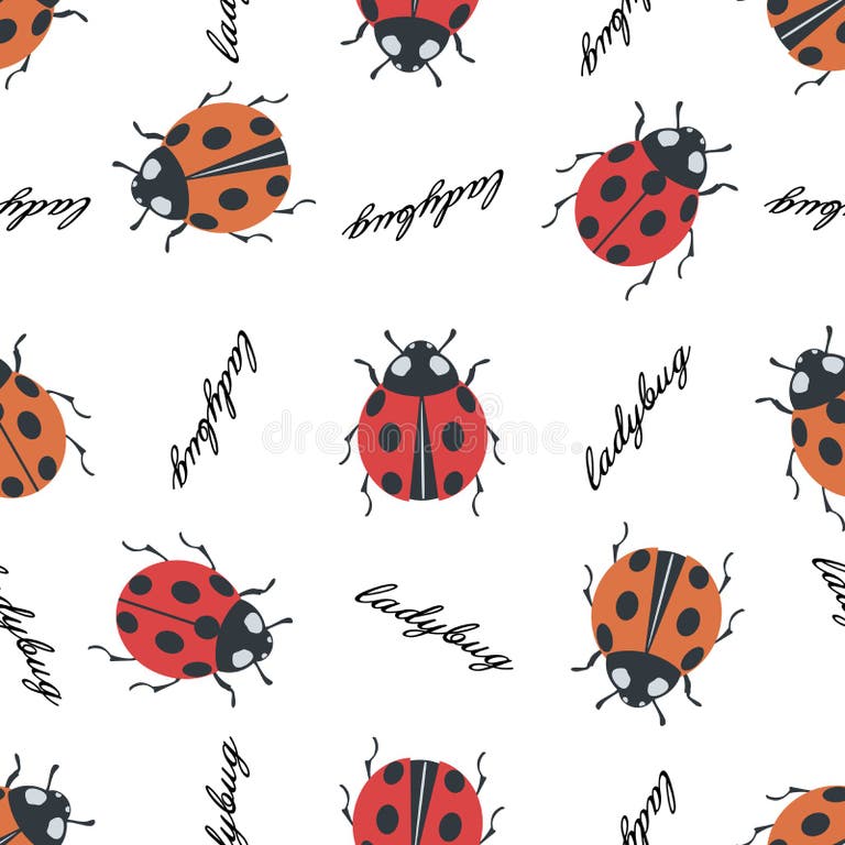 Ladybug Wall Paper Stock Illustrations – 309 Ladybug Wall Paper Stock ...