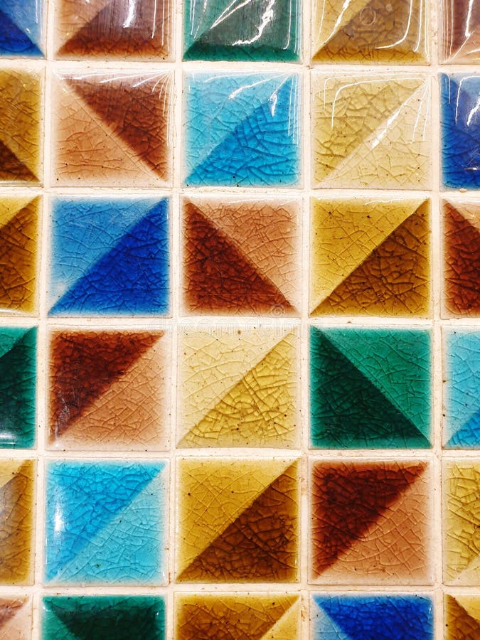 Colorfull Mosaic for Decor Material Stock Image - Image of material ...