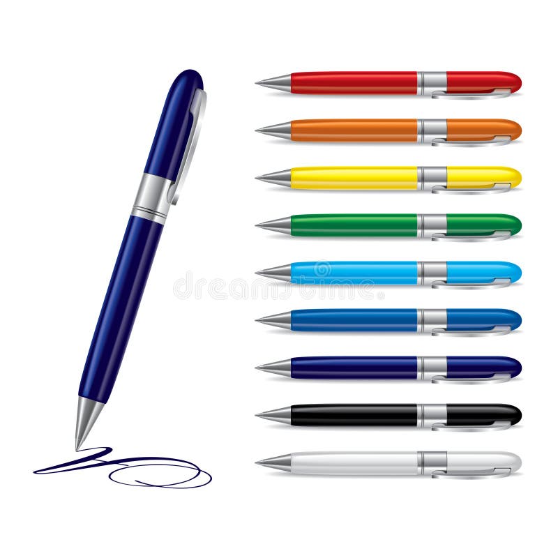 Four Pens Stock Illustrations – 124 Four Pens Stock Illustrations ...