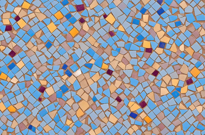 Colorfull Square Mosaic Tiles for Texture Background. Stock ...