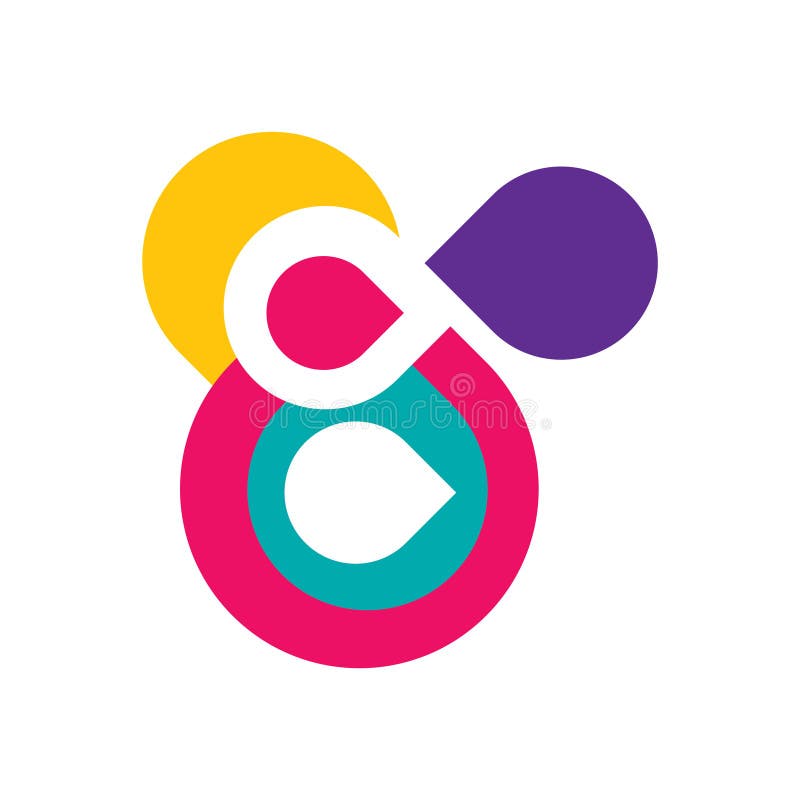 Colorfull Vector Logo Icon Element Stock Vector - Illustration of ...