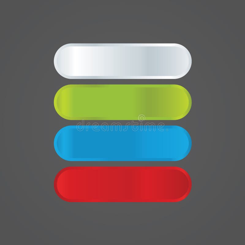 Colorfully Basic Shapes. Elements for Your Website in Fresh, Trendy ...