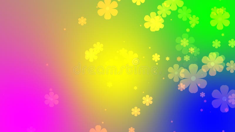 Colorfully Decorated Pattern with Petal-shaped Background Stock ...