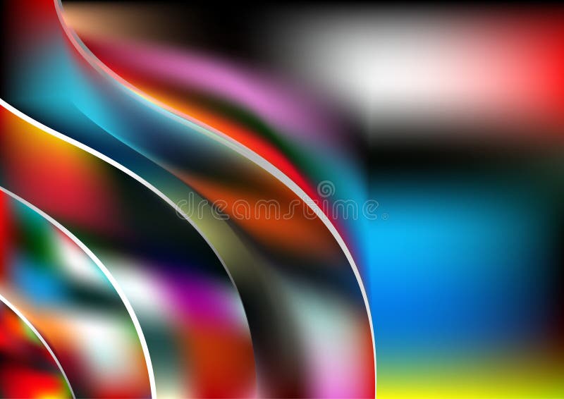 Colorfulness Graphic Design Dynamic Background Vector Illustration ...