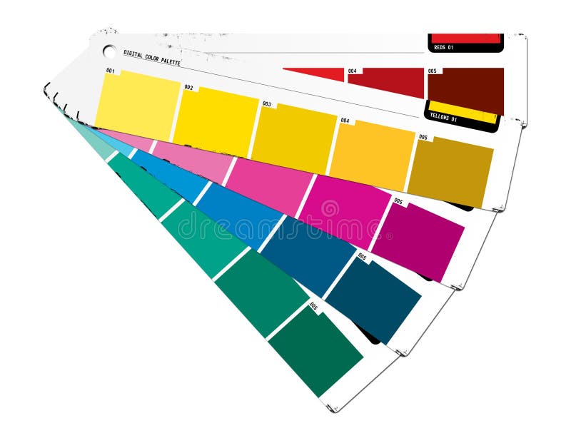 Colori Il Colore Giallo Della Guida Illustrazione di Stock ...