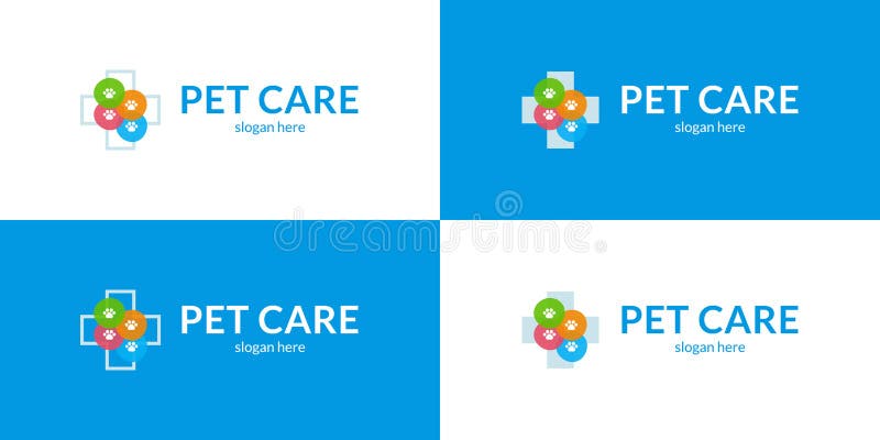 Colorific pet care logo stock vector. Illustration of green - 247208838