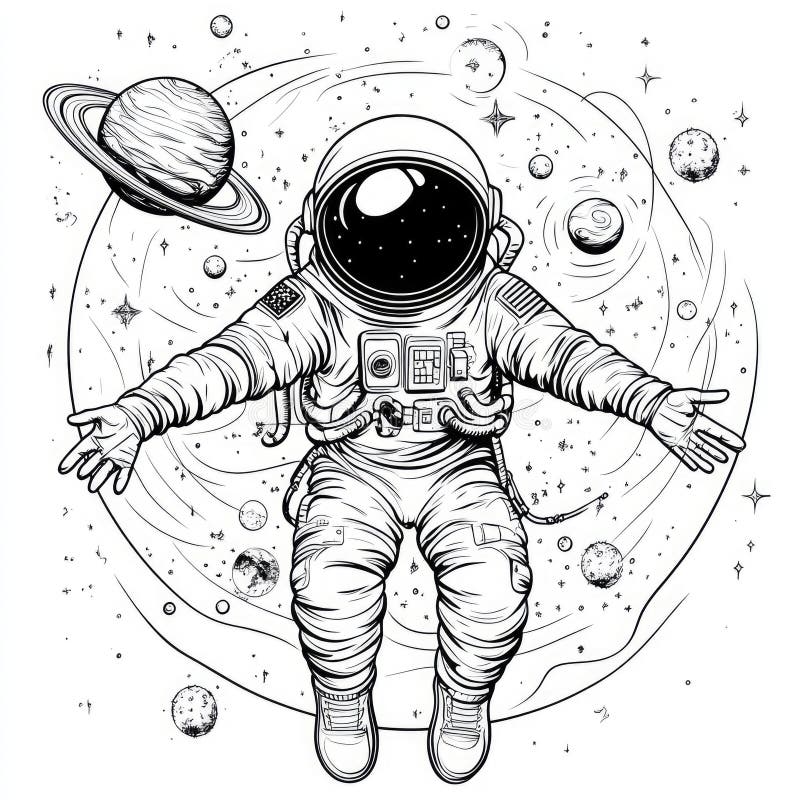 Space Profile Outline Drawing