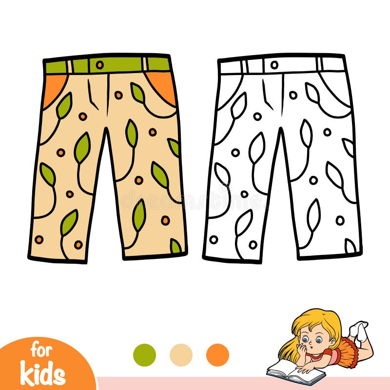 Trousers Coloring Page