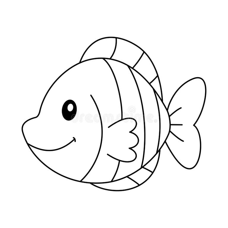 Coloring Book Cartoon Clownfish Vector Stock Illustrations – 71 ...