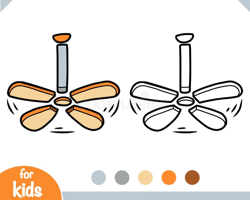 Cartoon Coloring Fan Stock Illustrations – 289 Cartoon Coloring Fan ...