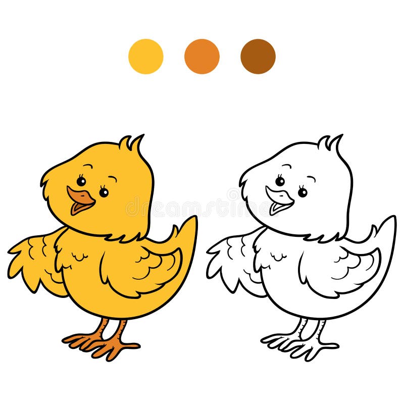 Chick Outline Stock Illustrations – 8,532 Chick Outline Stock ...