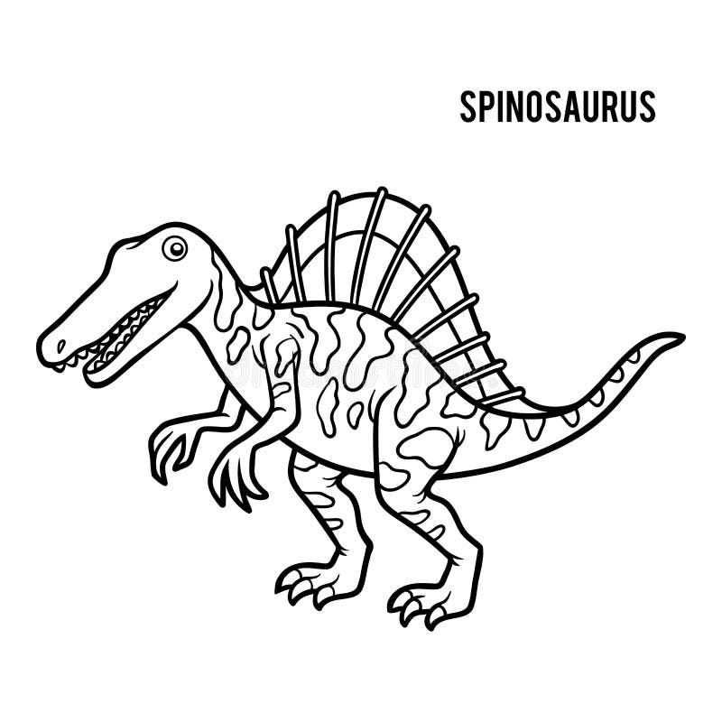 Outline Spinosaurus Stock Illustrations – 520 Outline Spinosaurus Stock ...
