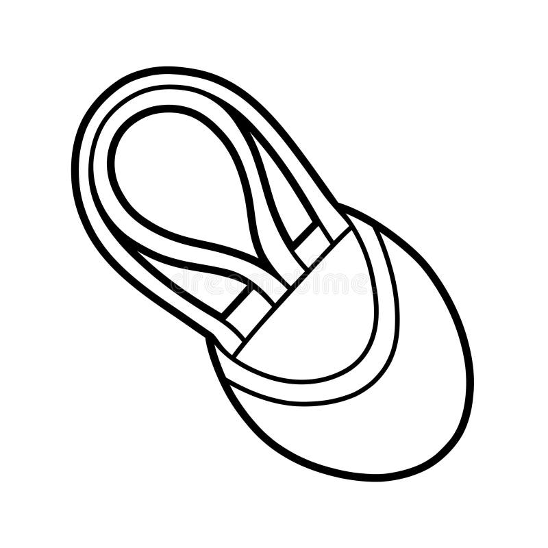 Coloring Book for Kids, Rhythmic Gymnastic Half Toe Shoe Stock Vector ...